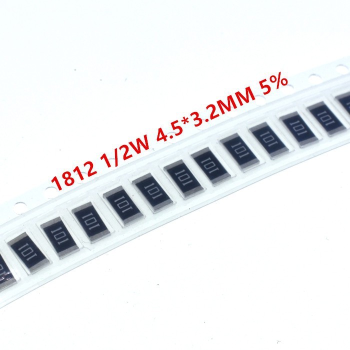 50 CÁI 1210 1812 2010 2512 Điện trở chip SMD 30R 33R 36R 39R 43R 47R ...