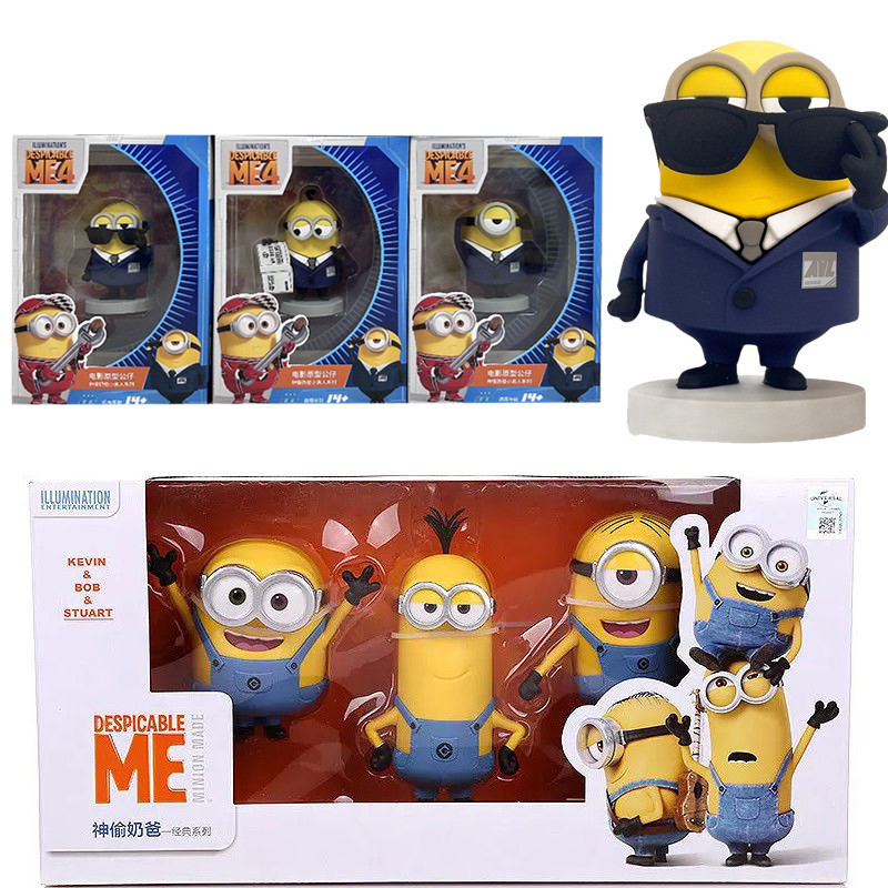 Despicable Me 4 Nhân Vật Hành Động Minions Jerry Gus Dave Bob Đồ Chơi ...