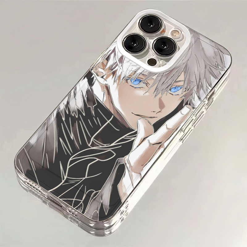 Cá Tính Sáng Tạo Gojo Satoru Họa Tiết Anime IPhone Ốp Lưng 15 14 13 12 ...