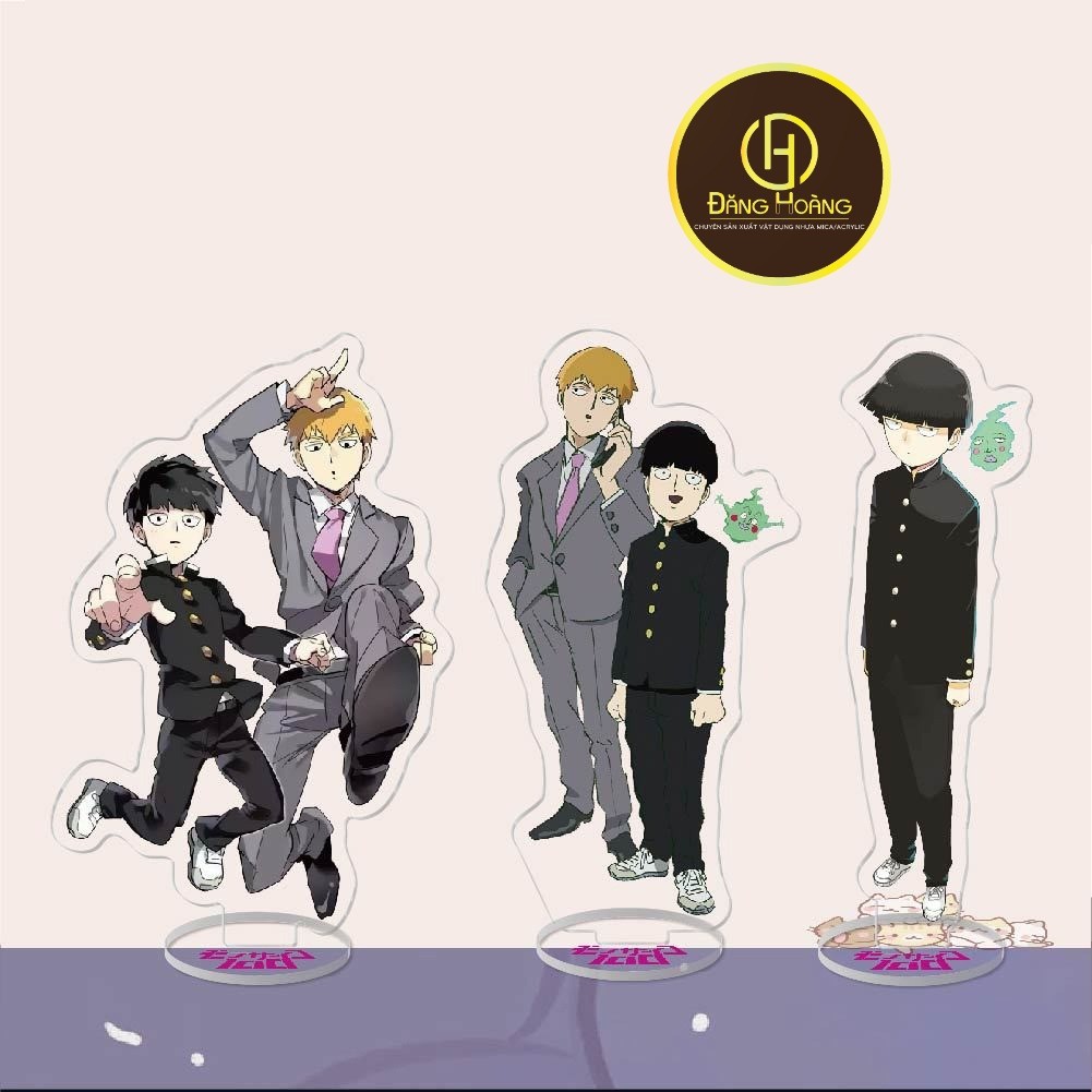 (nhiều mẫu) Mô hình Mob Psycho 100 tượng acrylic anime chibi trang trí ...