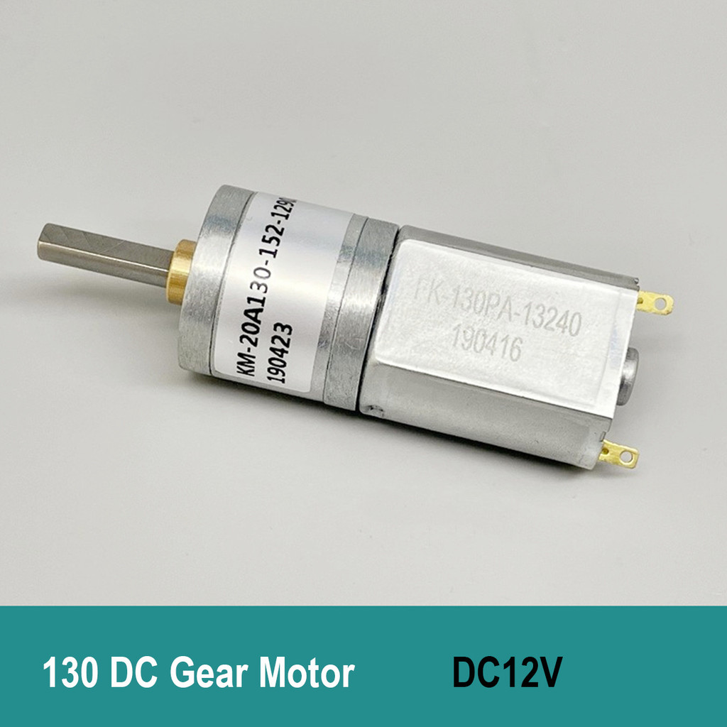Mini 130 Full Kim Loại Hộp Số Gear Motor DC 3V-12V 6V 20RPM-80RPM Tỷ Lệ ...