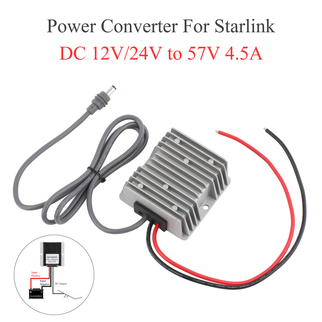 Dành cho bộ chuyển đổi tăng cường nguồn Starlink MINI DC 12V / 24V sang 57V 4.5A với phích cắm ...