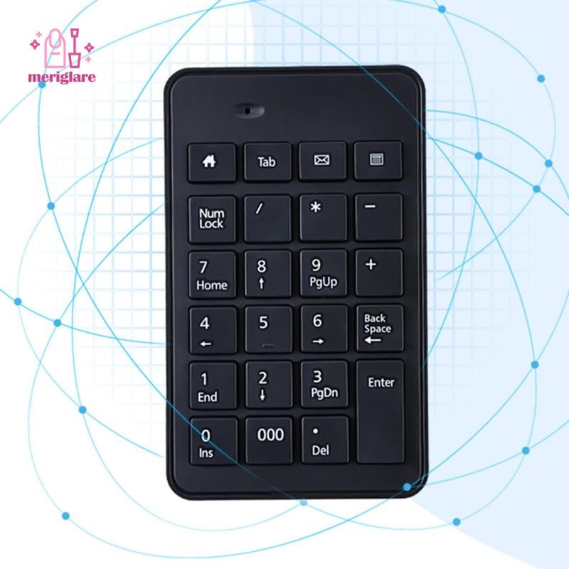 Bàn phím kỹ thuật số Mini di động 23 phím Bàn phím số màu đen Chống ...