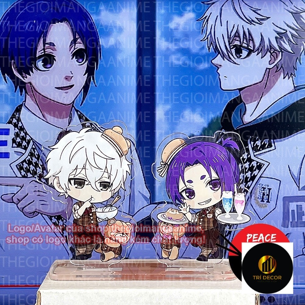 (8CM) MÔ HÌNH Standee mini BLUE LOCK COUPLE REO NAGI ver PHỤC VỤ chibi ...