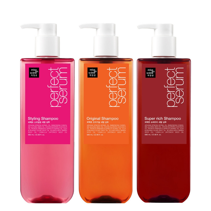 Mise en scene Perfect Serum Shampoo & Conditioner 680ml | Shopee Việt Nam