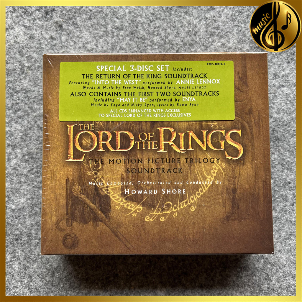 Original Lord Of The Rings The Motion Picture Trilogy Soundtrack 3CD ...