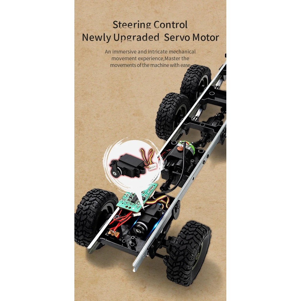 Jjrc Q75 / Q75 Pro RC Car 1: 16 2.4Ghz 6WD Đồ chơi Xe tải điều khiển từ ...