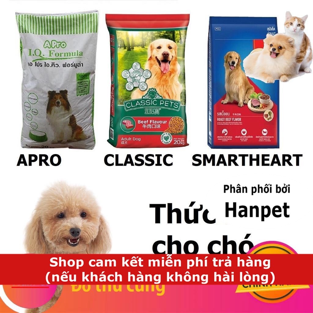 (Bao 20kg) Thức ăn cho chó hạt KEOS Novopet Smartheart Classic Apro Zoi (5 loại) | Shopee Việt Nam