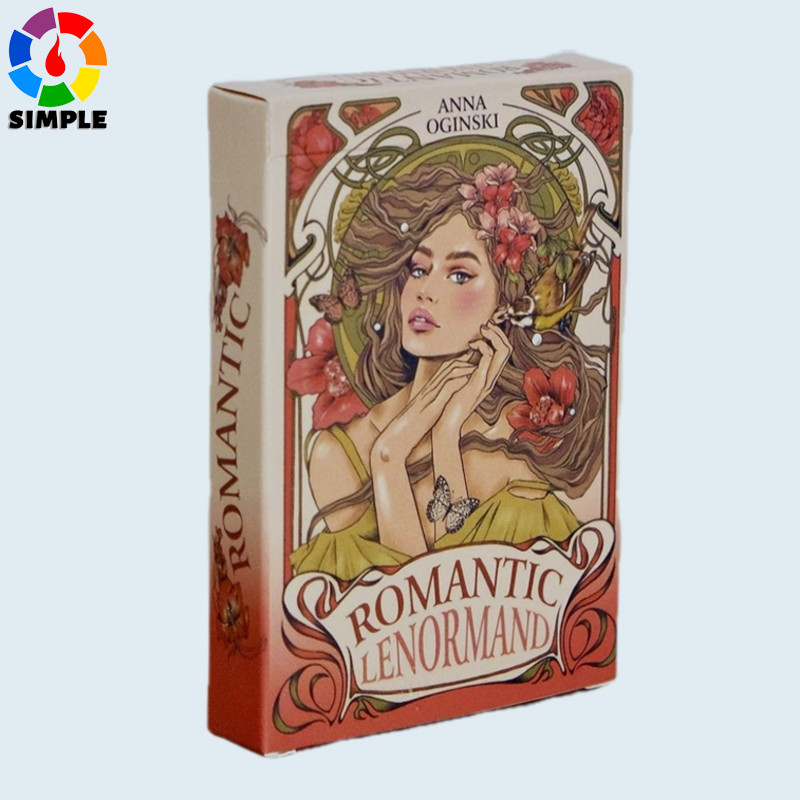 10.5*7.5cm Romantic Lenormand Oracle Floral Motifs of The Art Nouveau ...
