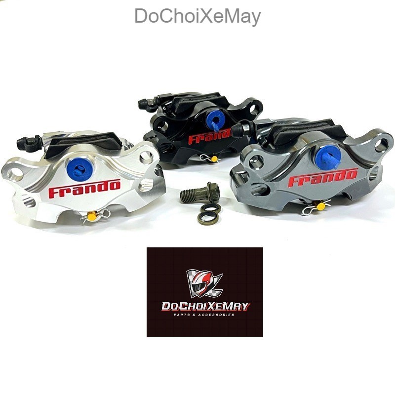 Heo Frando 2 pis nhôm CNC đủ màu. Gắn thông dụng các dòng xe kèm bố đối ...