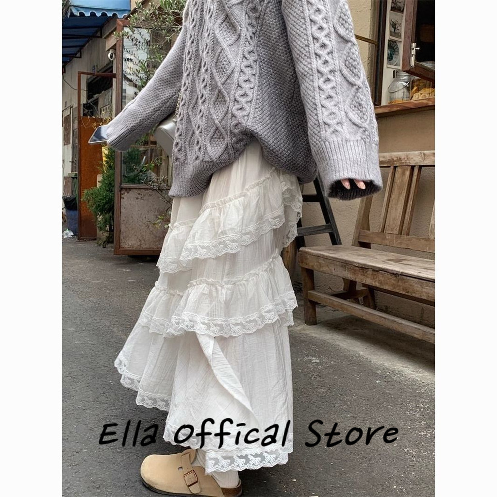 Ella Store Chân váy chân váy dài Popular phổ biến Dễ thương Fashion ...