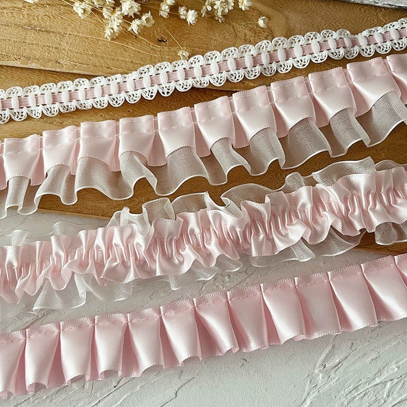 1yard / 5yard Hồng Series Ren Viền Ruy Băng Phụ Kiện Handmade Tự Làm ...