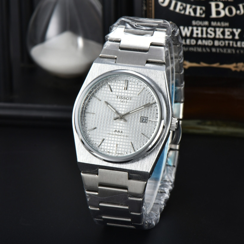 Tissot Prx Series Quartz Movement Date Display Bề mặt đơn giản Đồng hồ ...