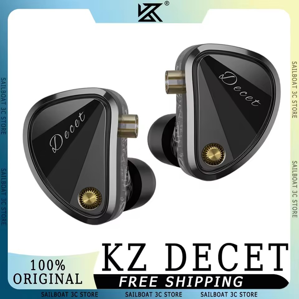 KZ Decet 5DD Đơn vị Tai nghe có thể điều chỉnh 10 Tai nghe truyền động ...