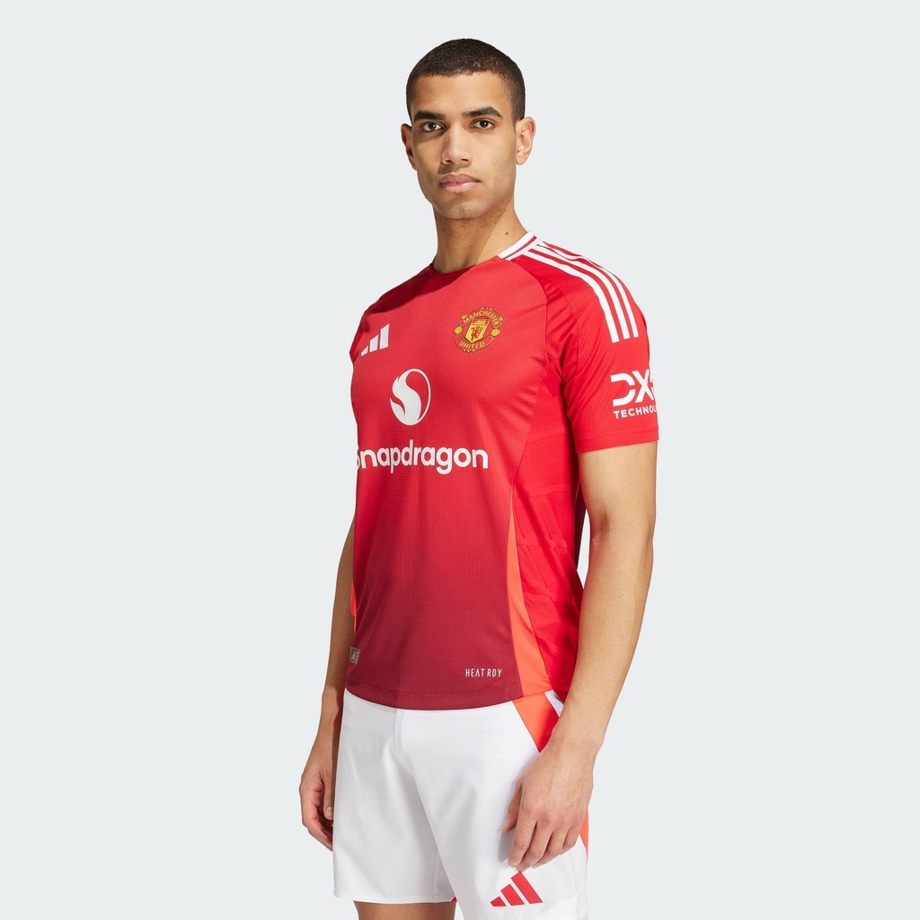 adidas Football Manchester United 24/25 Home Authentic Jersey Men Red ...