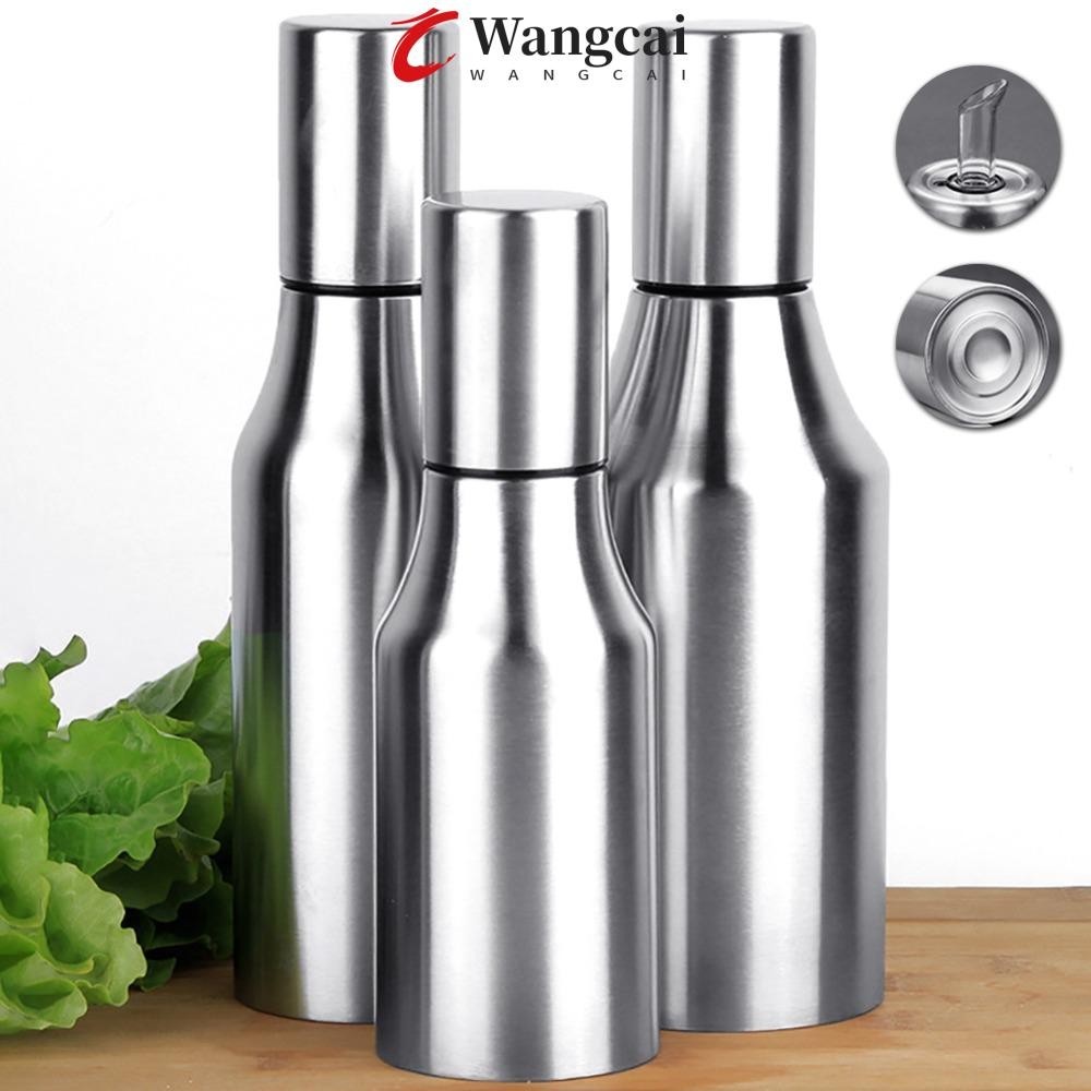 Chai inox Wangcai đựng dầu ăn/ nước sốt hình trụ chống tràn tiện dụng ...