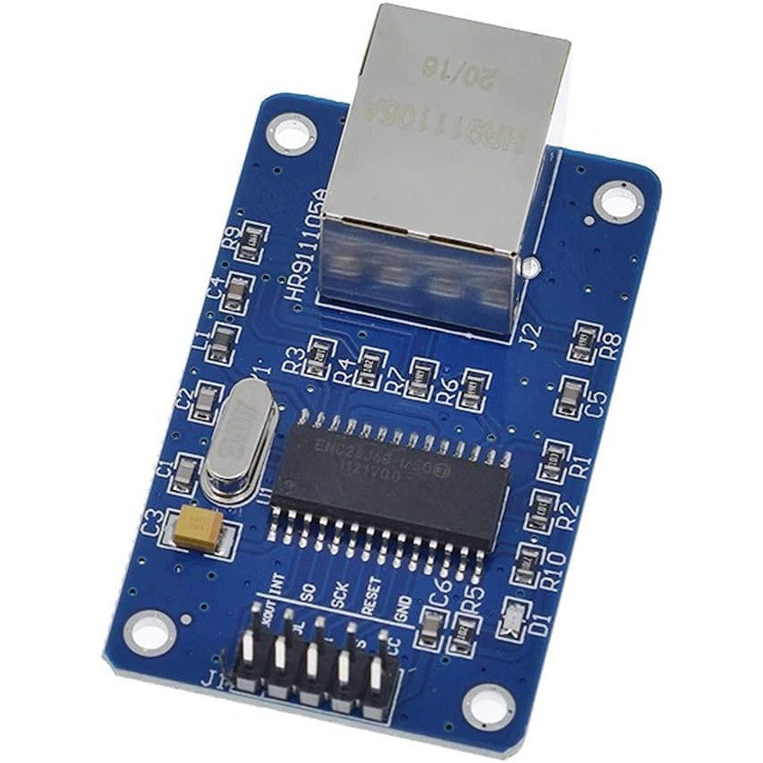 Enc28j60 ENC28J60-I / SO HR911105Mô-đun mạng LAN Ethernet Giao diện SPI ...