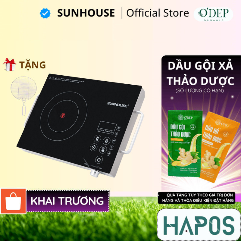 Bếp hồng ngoại Sunhouse cảm ứng SHD6011/SHD6017 Chính hãng, không kén ...