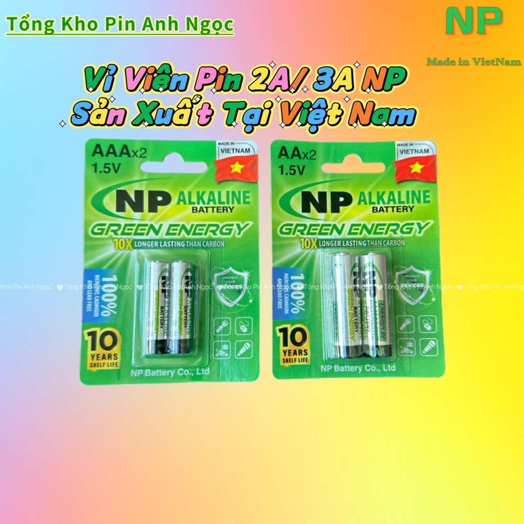 Pin AA - Pin AAA NP Alkaline 1,5V Siêu Bền - Hàng Chính Hãng | Shopee ...