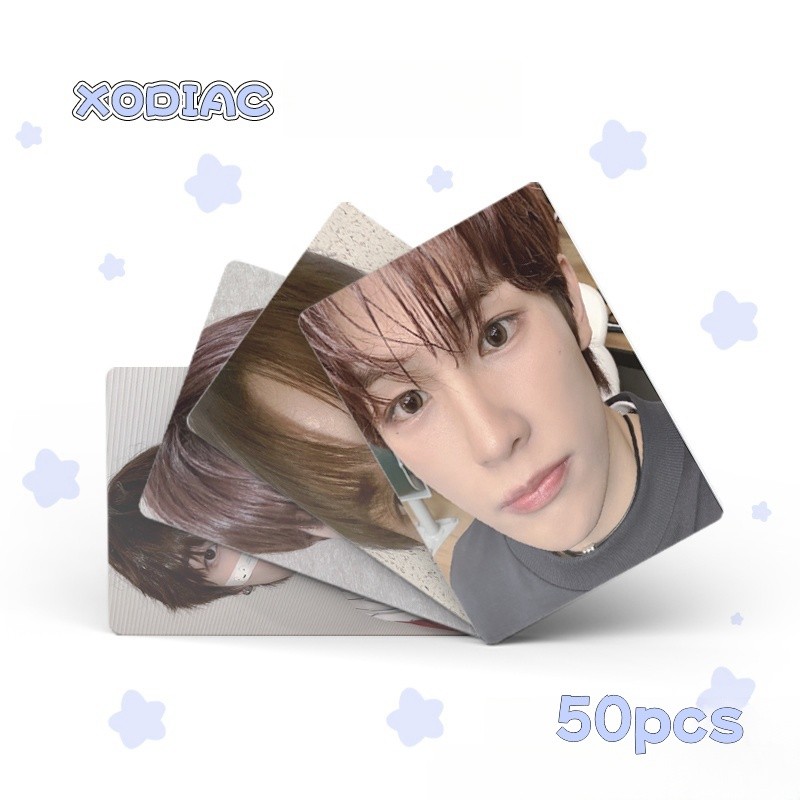 50pcs/box XODIAC Holographic Photocards ONLY FUN THROW A DICE Laser ...