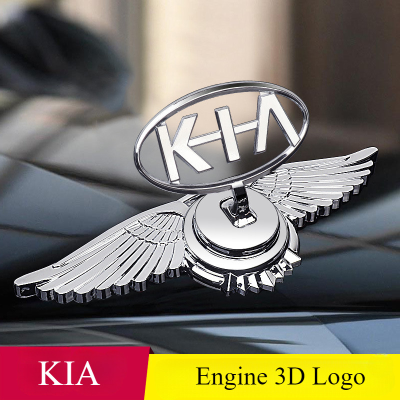 Xe Kim Loại Mạ Chromed Quốc Huy Trước Hood Huy Hiệu Cho Xe Kia K2 K3 K4 K5 KX3 KX5 Dọc Logo Kim ...