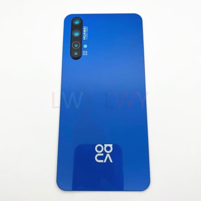 Dành Cho Huawei Nova 5T Pin Ốp điện thoại Cửa Sau 3D Kính Bảng Điều Khiển Vỏ Kính Nova5T Camera ...