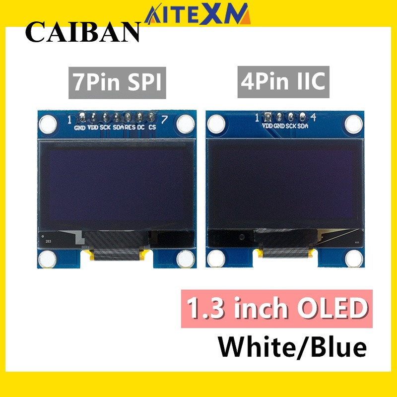 Mô Đun Màn Hình OLED 1.3 inch SPI/IIC I2C 128X64 1.3 inch OLED 1.3 ...