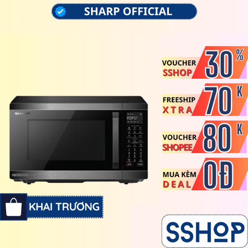 Lò vi sóng Sharp R-C932XVN-BST [32L, 11 mức công suất] - Hàng chính ...