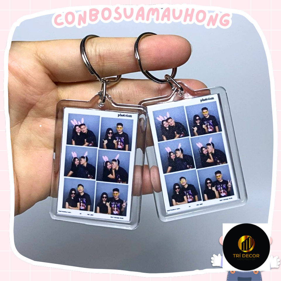Móc Khóa Photobooth Keychain In Ảnh Theo Yêu Cầu | Shopee Việt Nam