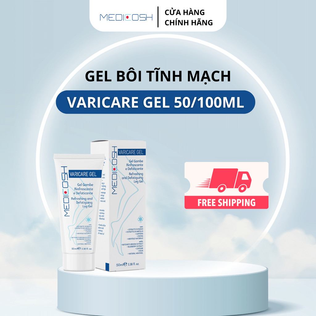Gel Giãn Tĩnh Mạch Medicosh Varicare Gel 50ml/100ml Giúp Giảm Các Triệu ...
