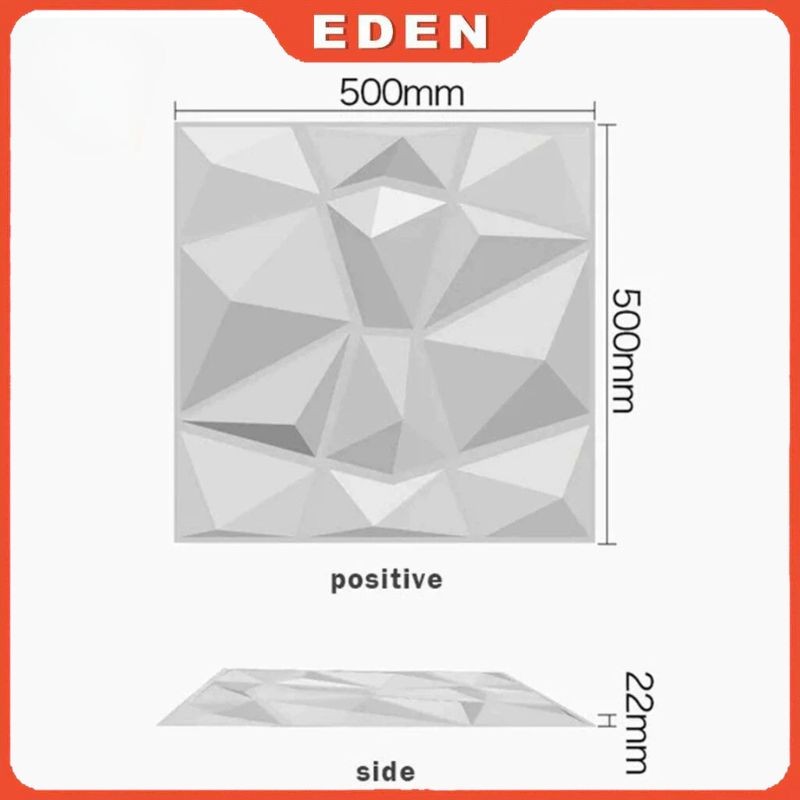 Tấm ốp tường 3D PVC A13 KT 50x50CM | Shopee Việt Nam