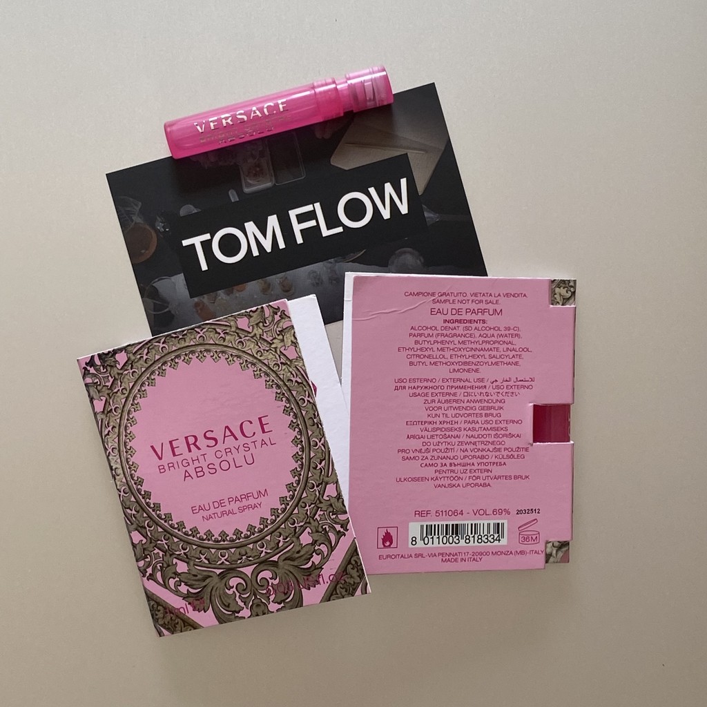 Vial Mẫu Thử Nước Hoa - Versace Bright Crystal Absolu EDP | TOMFLOW ...