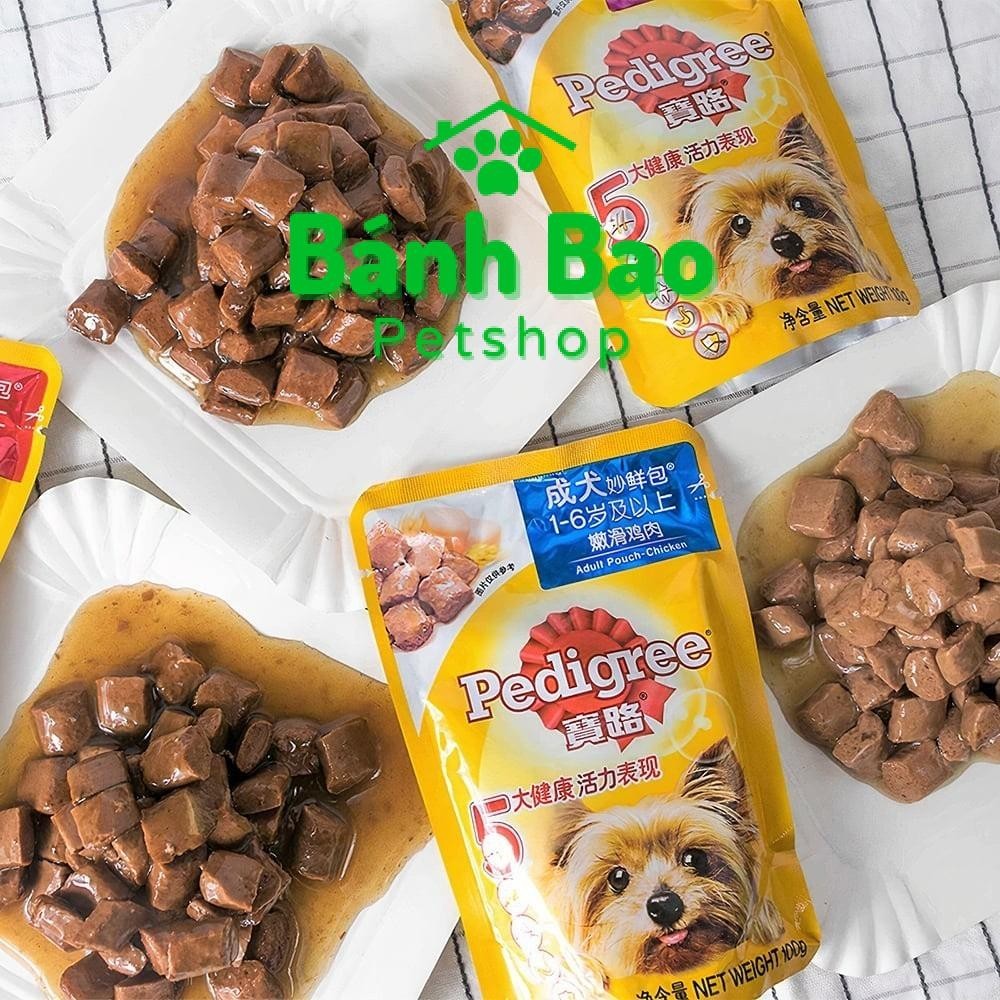 [130g] Pate Pedigree Cho Chó Con & Chó Lớn Gói 130g | Shopee Việt Nam