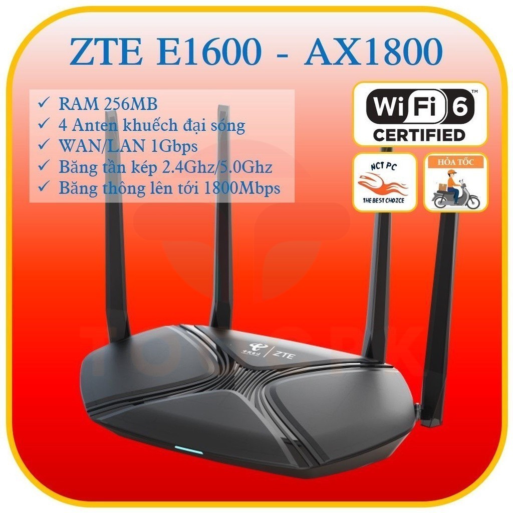 [ English ] Bộ Phát Wifi Mesh Wifi 6 ZTE E1600 E2603 E2615 AX1800 ...