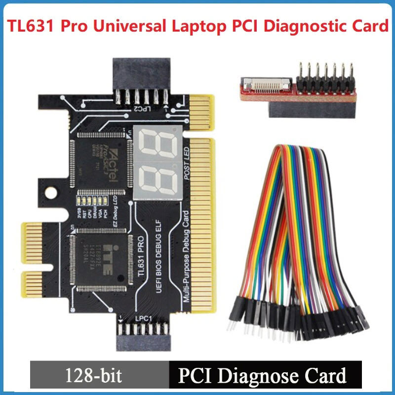 Card Test Main PC, Laptop TL631 Pro Diagnostic Card+Expansion Card PCI ...