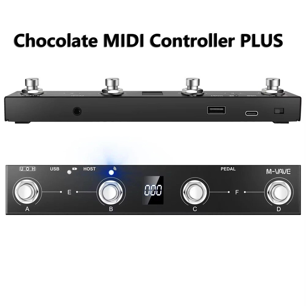 Mới M-vave Chocolate Plus Có Thể Lập Trình Bộ Điều Khiển MIDI 4 Nút ...