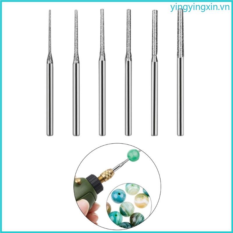 Bộ kim mài tốc độ YIN 1 0mm 0 8mm 1 2mm 1 5mm 1 8mm 2 0mm 2 5mm Phù hợp cho thợ kim hoàn và thợ ...