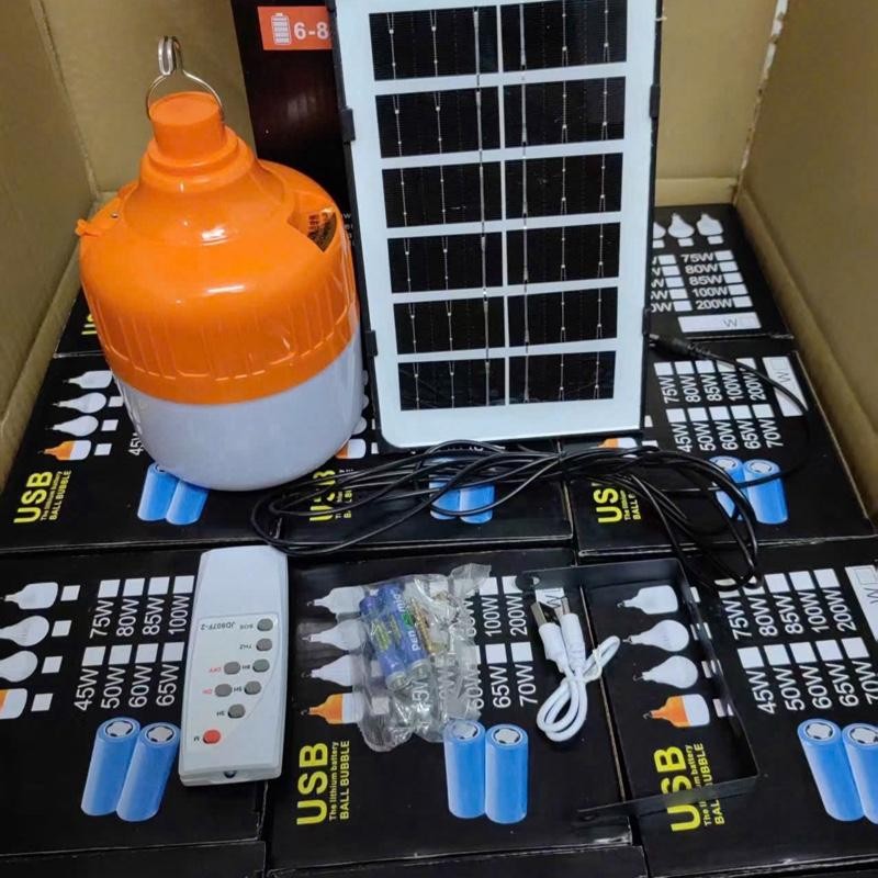 Bóng đèn LED 100w+ Pin Năng Lượng Mặt Trời, chống nước sáng liên tục 6 ...
