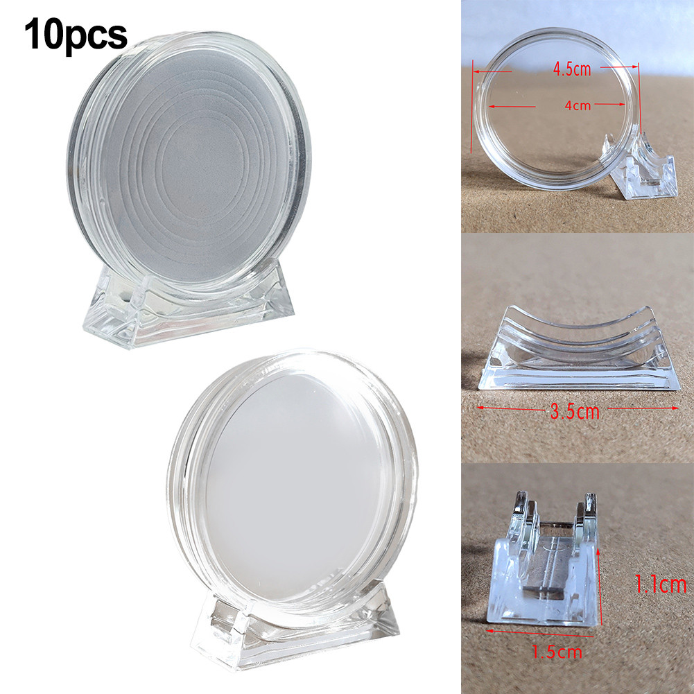 [PPIAVN]Transparent Coin Display Case Acrylic Box Holder for Medals Set ...