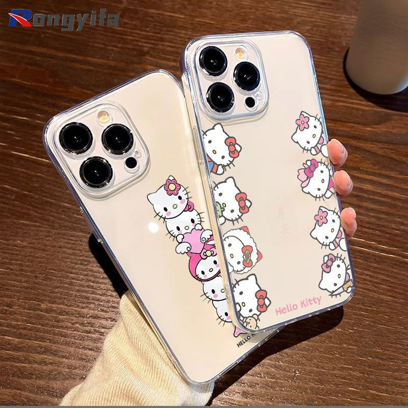 Ốp Điện Thoại Mặt Sanrio Hello Kitty KT Hoạt Hình Cho OnePlus 13 Ace 3 2 Pro 3V 2V 12 12R 11 11R ...