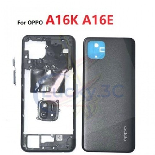 Vỏ Ốp điện thoại cho OPPO A16K A16E Ống kính máy ảnh khung giữa có ...