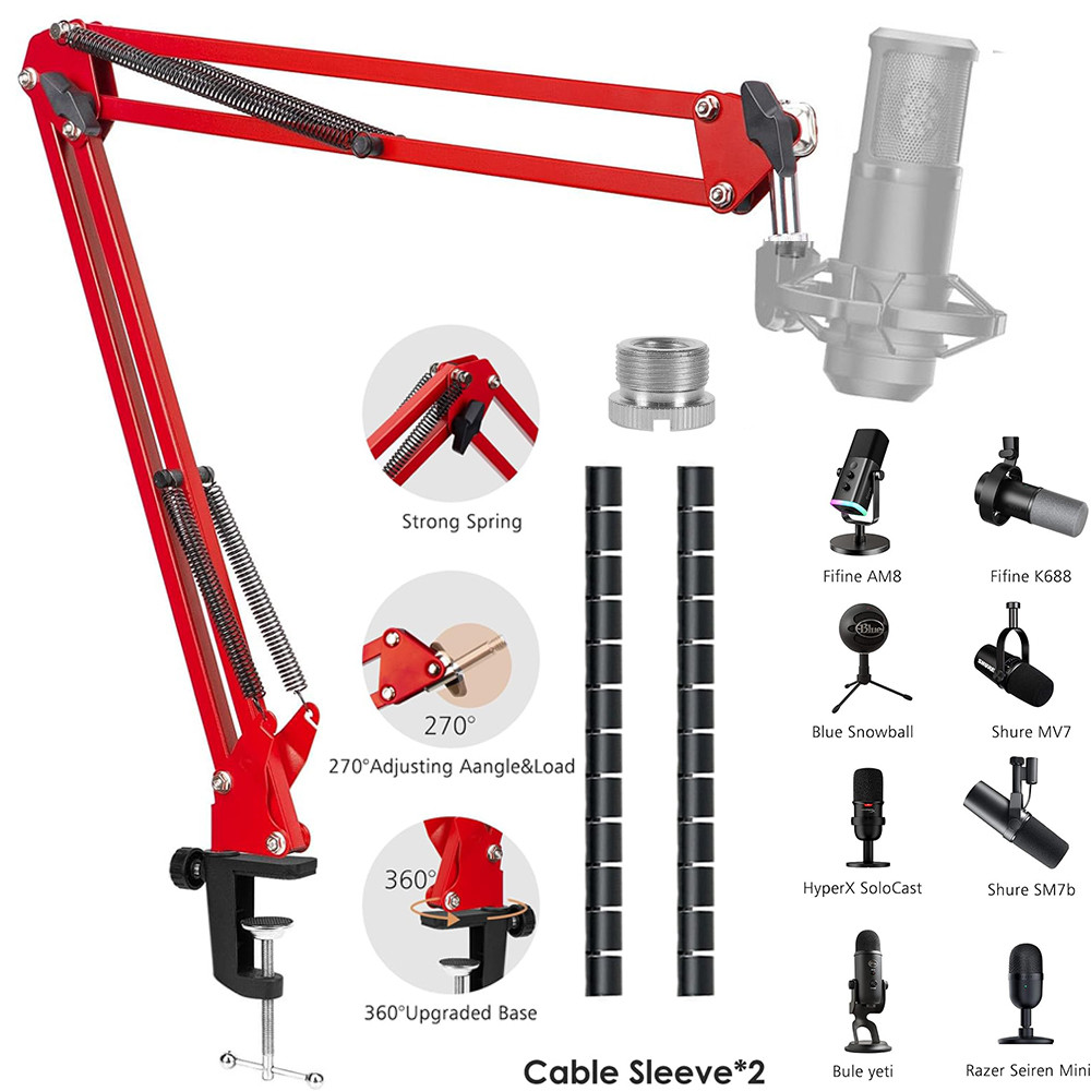 Micro nâng cấp Boom Arm - Chân đế micro cho HyperX QuadCast, Seiren ...