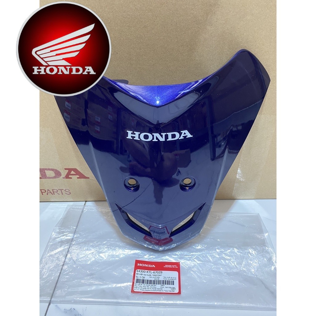 Mặt nạ trước WAVE RS 100 Repsol màu xanh *PB373M* (64300KTL670ZB ...