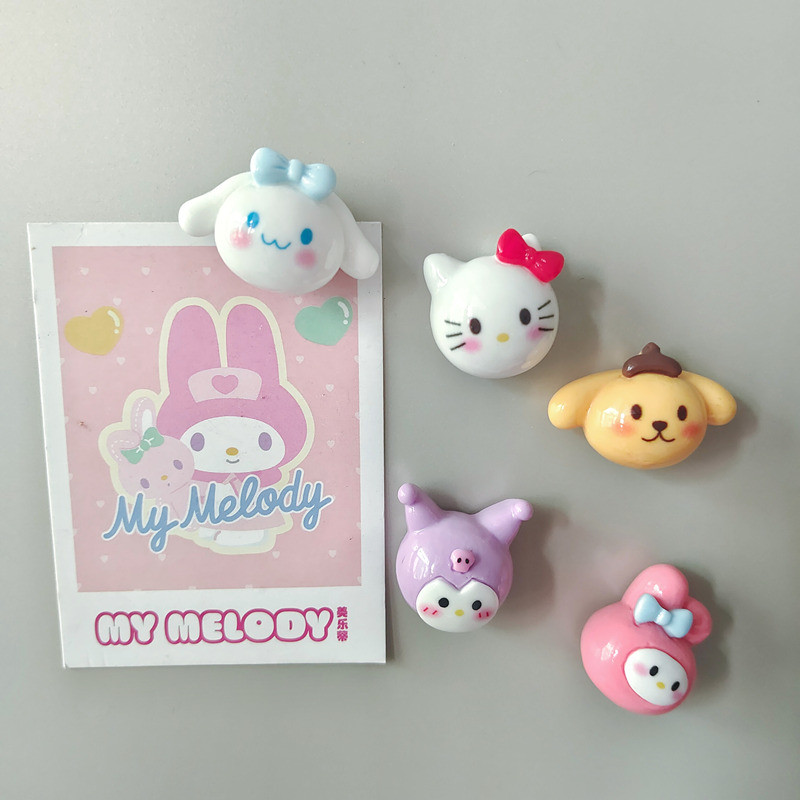 Nhãn dán tủ lạnh Fat Sanrio dễ thương Nam châm trang trí tủ lạnh sáng ...
