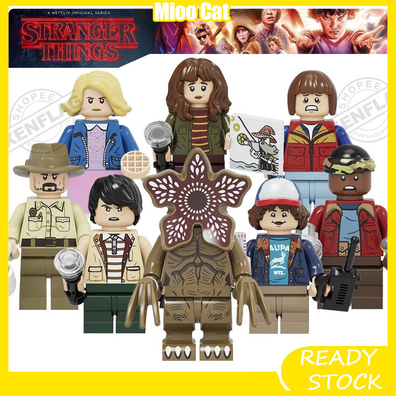 Stranger Things Joyce Byers Eleven Lucas Sinclair Minifigures Building ...