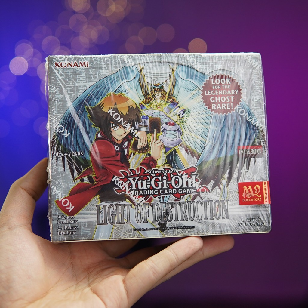 Hộp thẻ bài Yugioh Light of Destruction Booster Box REPRINT 2024 - LODT - Từ Konami Anh Quốc UK ...