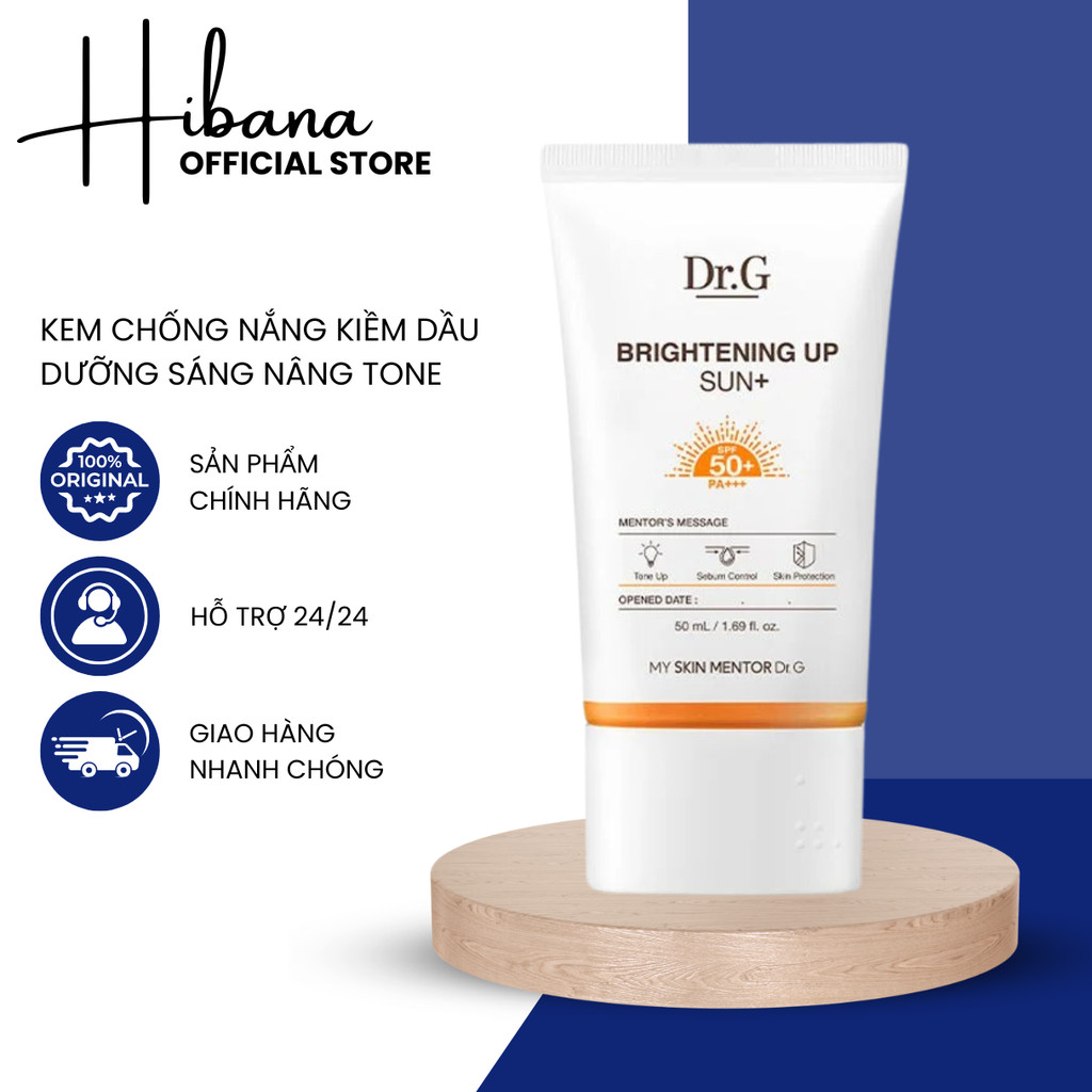 Kem Chống Nắng Dưỡng Sáng Da Dr.G Brightening Up Sun+ SPF50+ PA+++ 50ml | Shopee Việt Nam