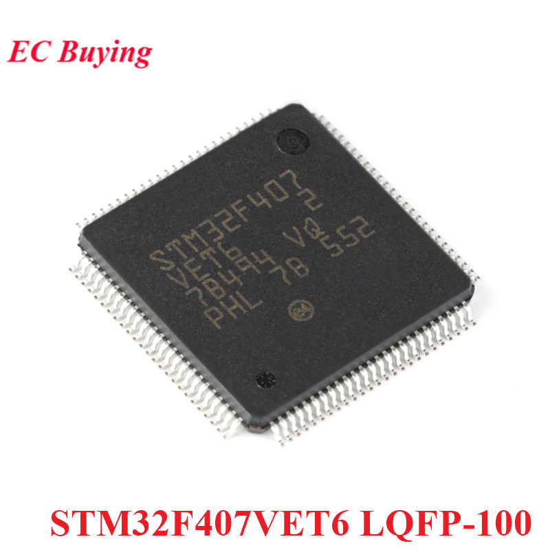 5 Cái / 1 Cái STM32F407VET6 VQ STM32F407 STM32 F407VET6 32F407VE LQFP-100 Cortex-M4 32 Bit Bộ ...