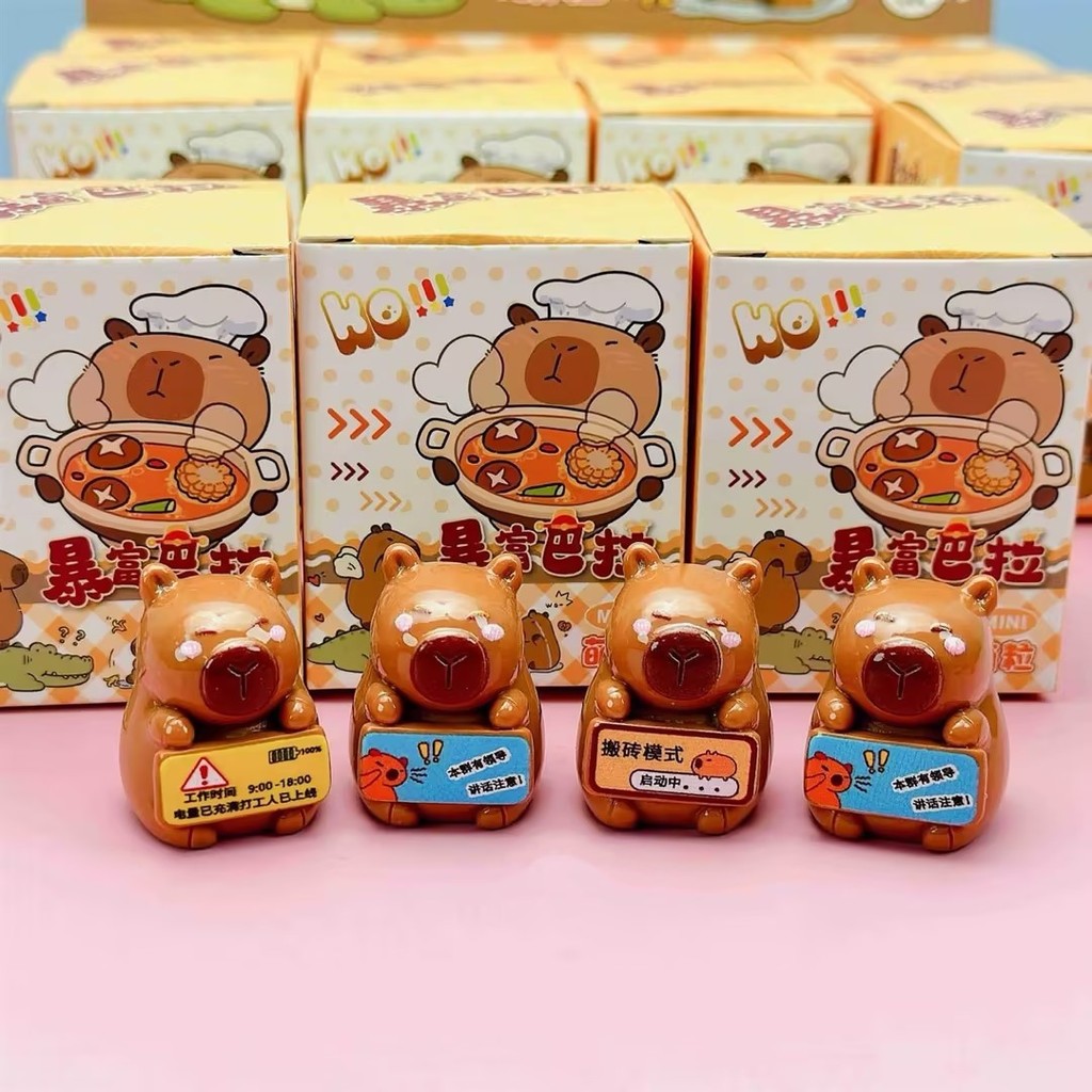 1 Mini Loopy Capybara Mù Hộp Capybara Mù Hộp Ngẫu Nhiên Sinh Viên ...