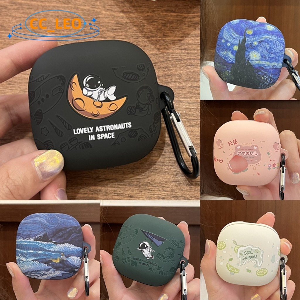 for Anker Soundcore Liberty 5 Clear Soft Case Cute Astronaut Peach ...